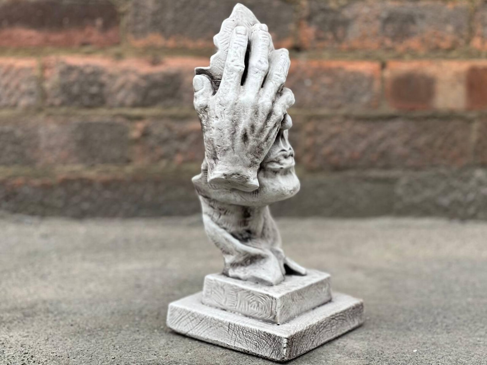 Modern Facepalm Figurine Concrete Hand Over Face Sculpture Garden Art ...