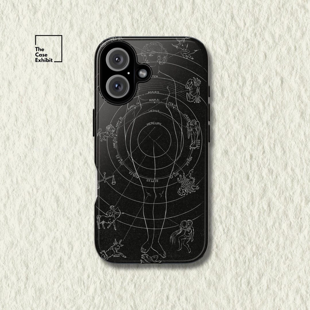 Hiram Erastus Butler "diagram No. 6" Phone Case | Zodiac Body Astrology ...