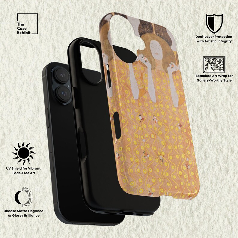 Gustav Klimt "beethoven Frieze" | Art Nouveau Muse Phone Case for ...