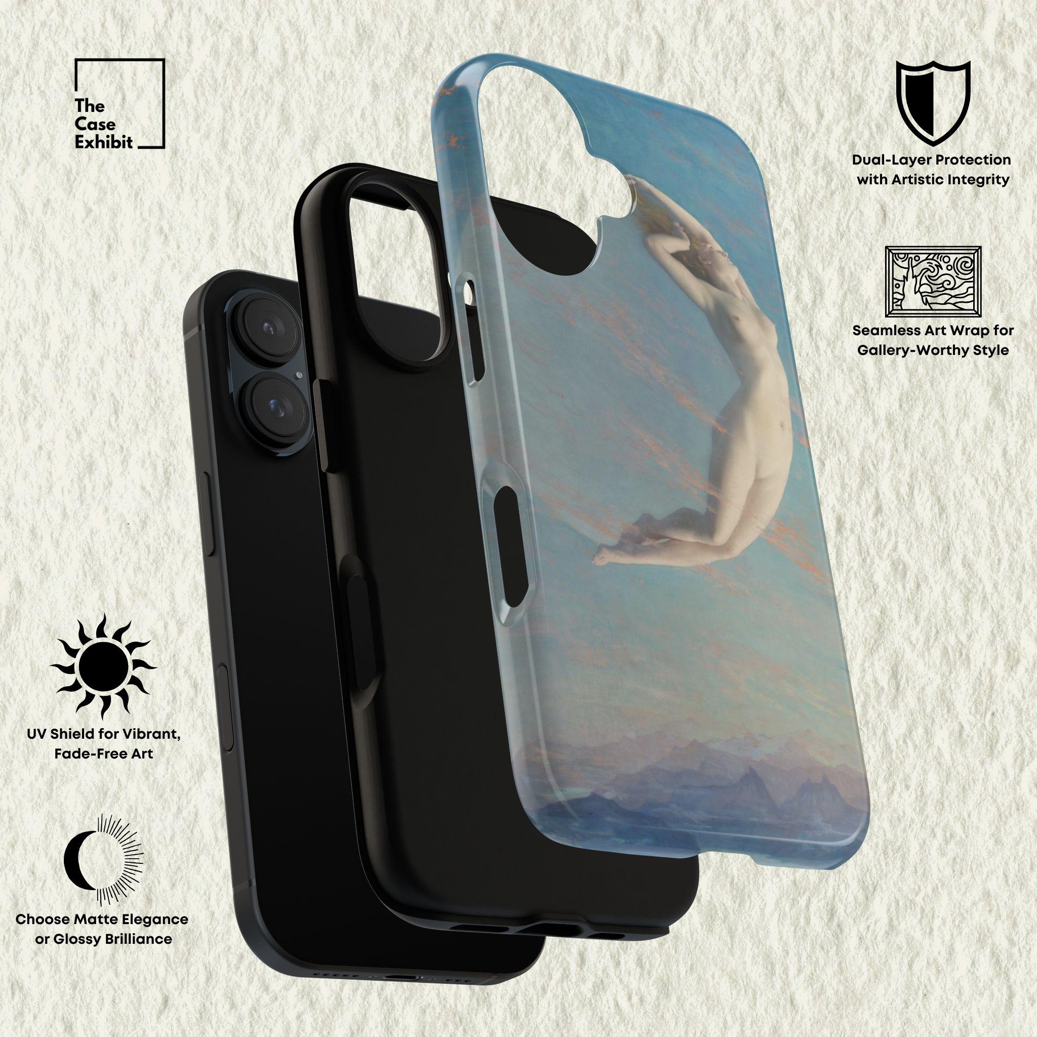 Albert Aublet "selene" | Ethereal Moon Goddess Phone Case for Iphone ...