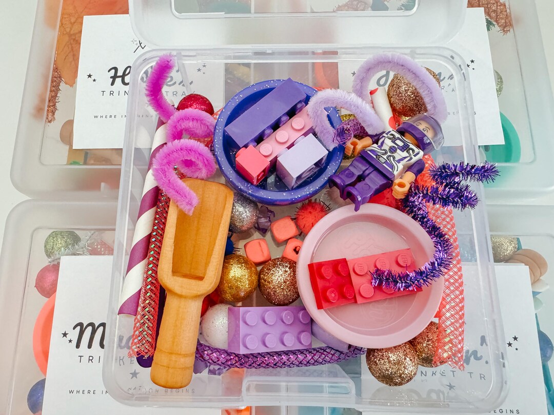 Sensory Bin Trinket Tray, STEM Toys, Custom Sensory Tray, Open Ended ...