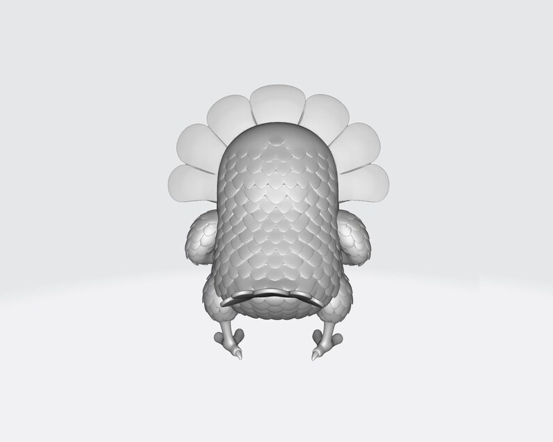 Cool Turkey STL File, Funny Turkey 3D Print, Thanksgiving Decor 3D ...