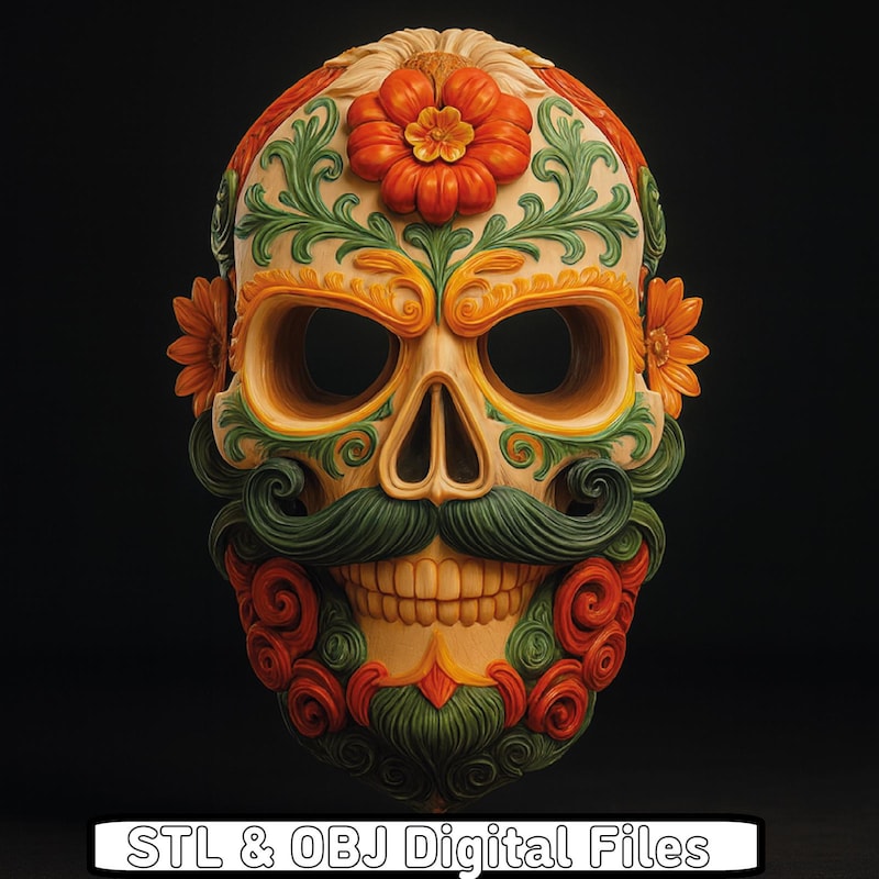 Sugar Skull Masks - Etsy