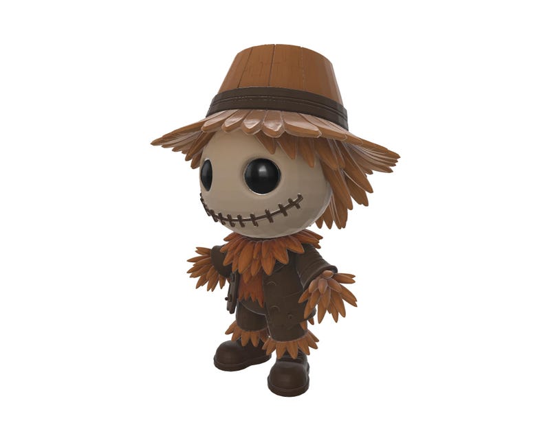 Cute Scarecrow Figurine | 3D Printed Halloween & Fall Decoration ...