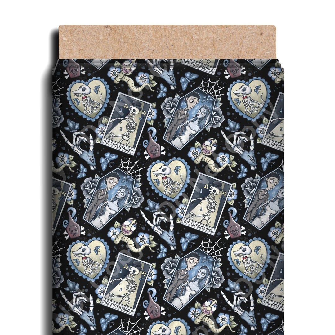 Character Fabric, Corpse Bride, High Quality Custom Fabric, Cotton ...