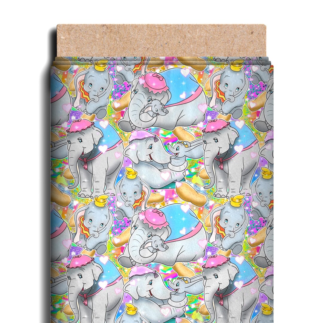Dumbo Character Fabric, Cartoon Fabric, High Quality Custom Fabric ...