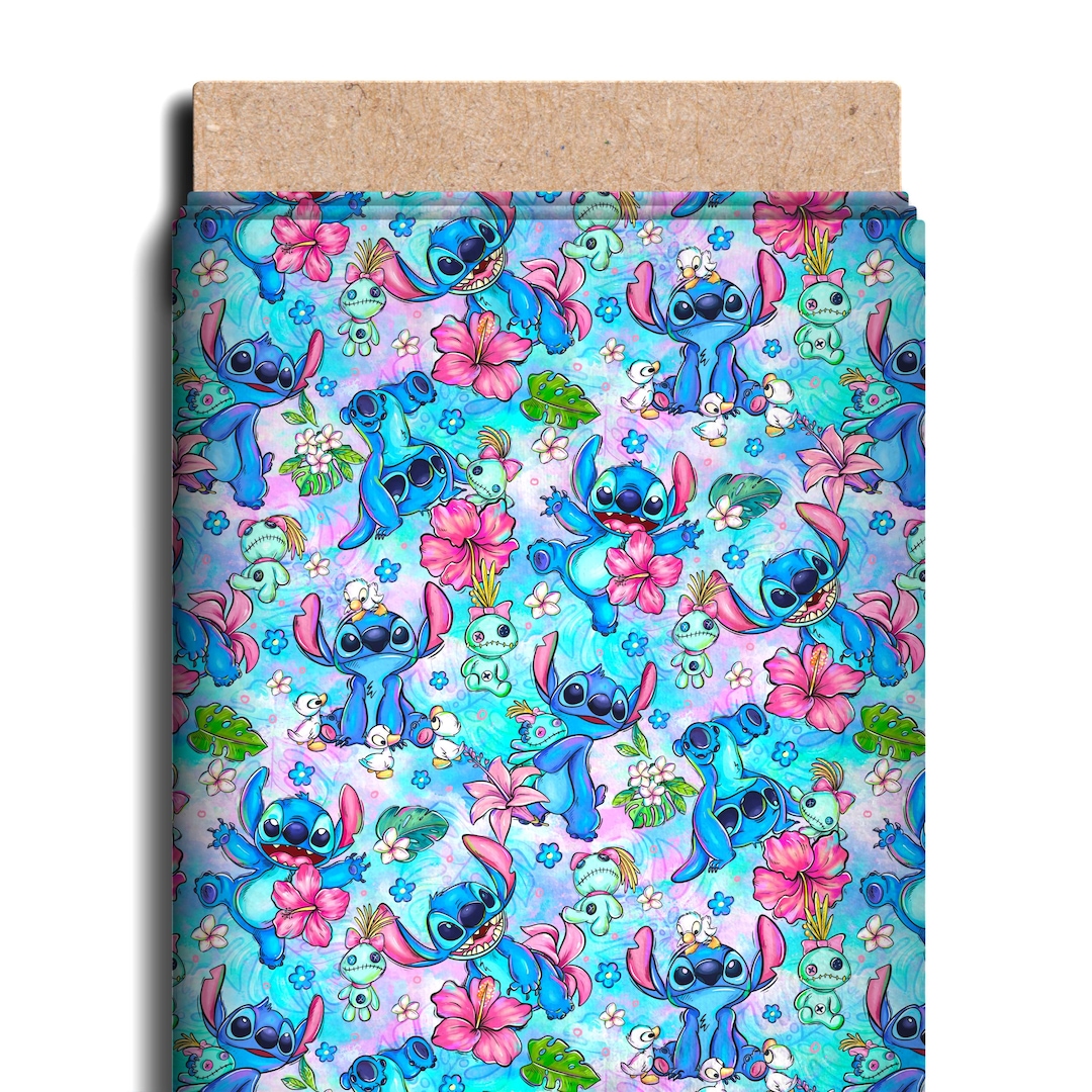 Character Fabric, Cartoon Fabric, Movie Character Fabric, Stitch, High ...