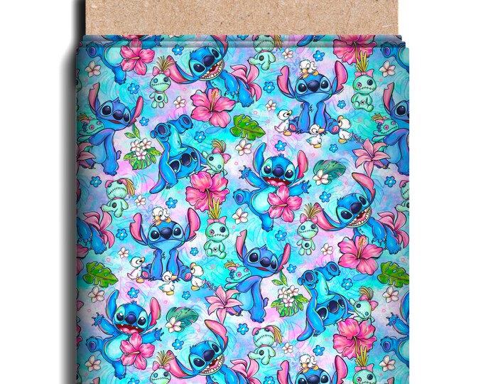 Character Fabric, Cartoon Fabric, Movie Character Fabric, Stitch, High ...