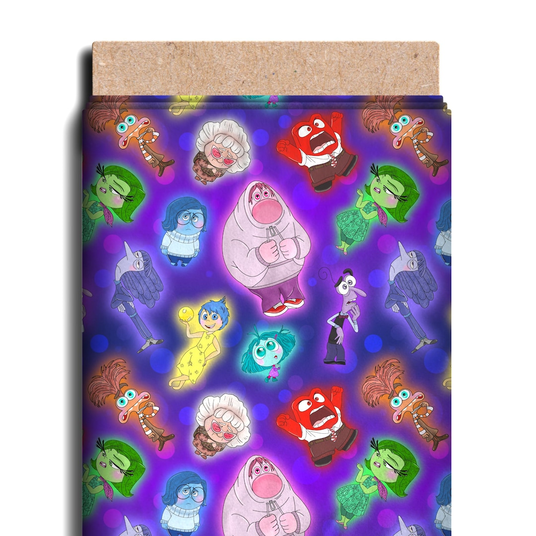 Character Fabric, Cartoon Fabric, Movie Character Fabric, Inside Out ...