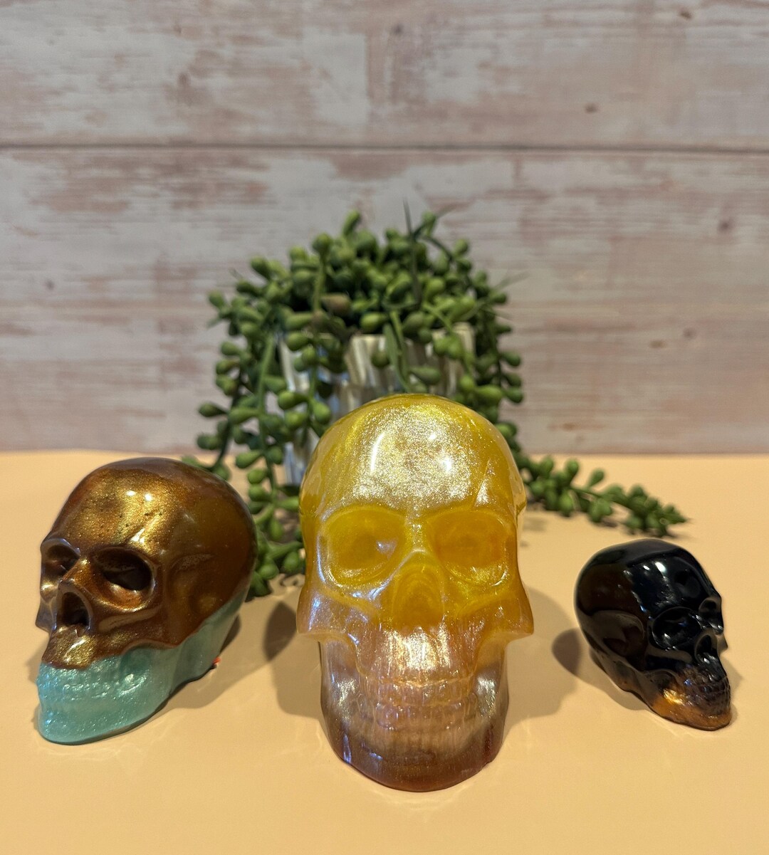 Custom Epoxy Skulls - Etsy