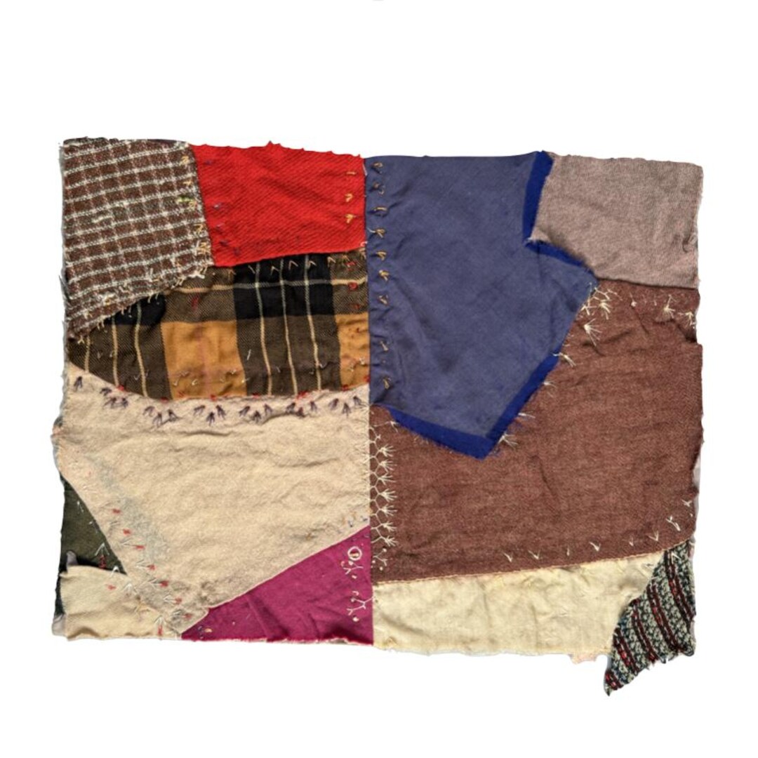 Antique Crazy Quilt Square - Etsy