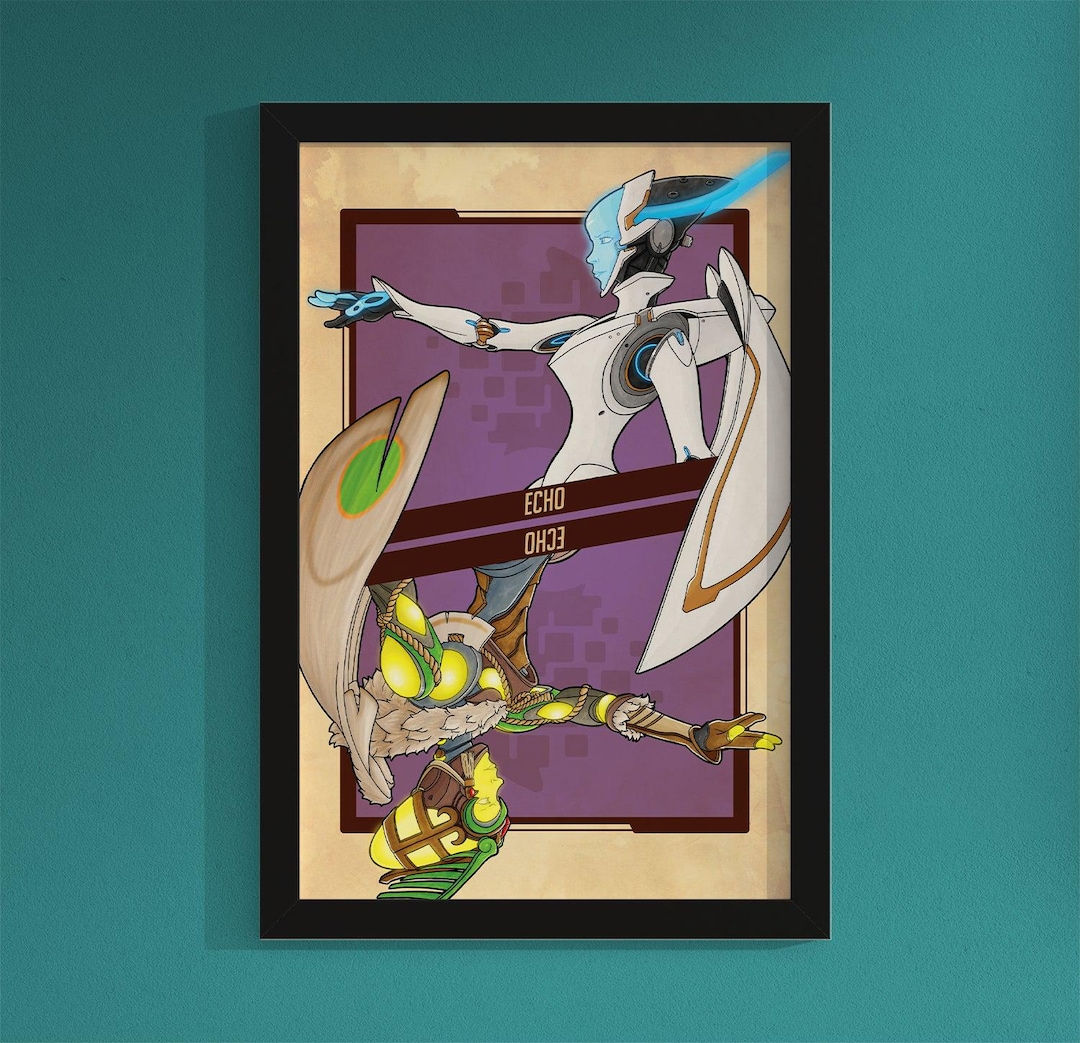 Echo Overwatch Print, Flip Overwatch 2 Wall Art, Gamer Wall Decor ...