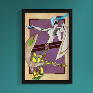 Echo Overwatch Print, Flip Overwatch 2 Wall Art, Gamer Wall Decor ...