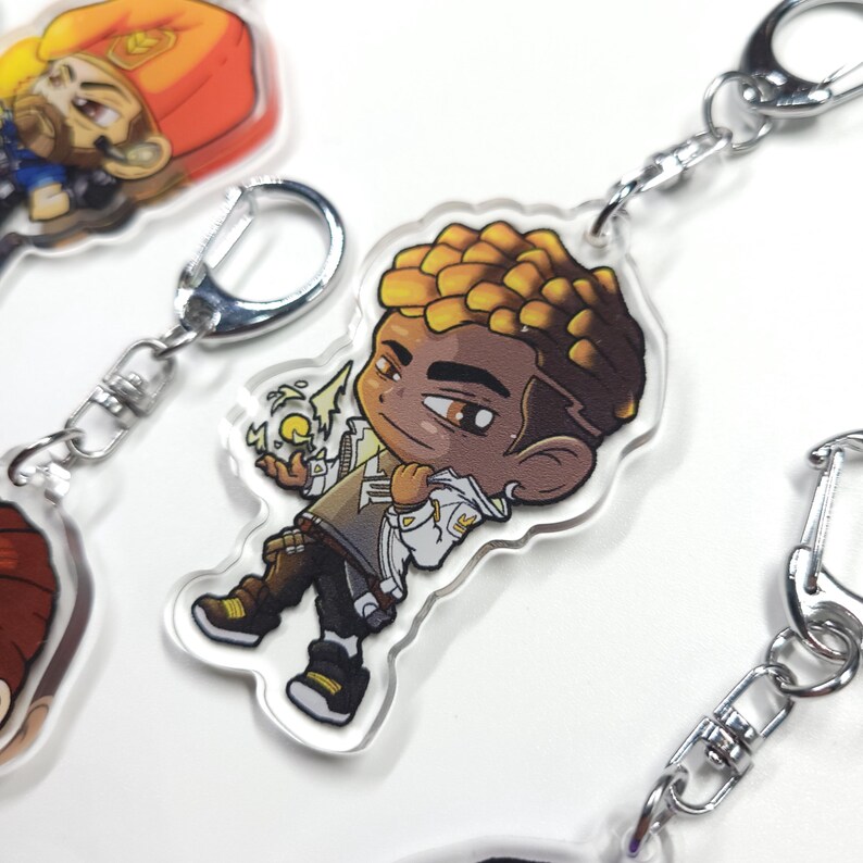 Killjoy Valorant Acrylic Charm Keychain, Valorant Agent, Gaming Gift ...