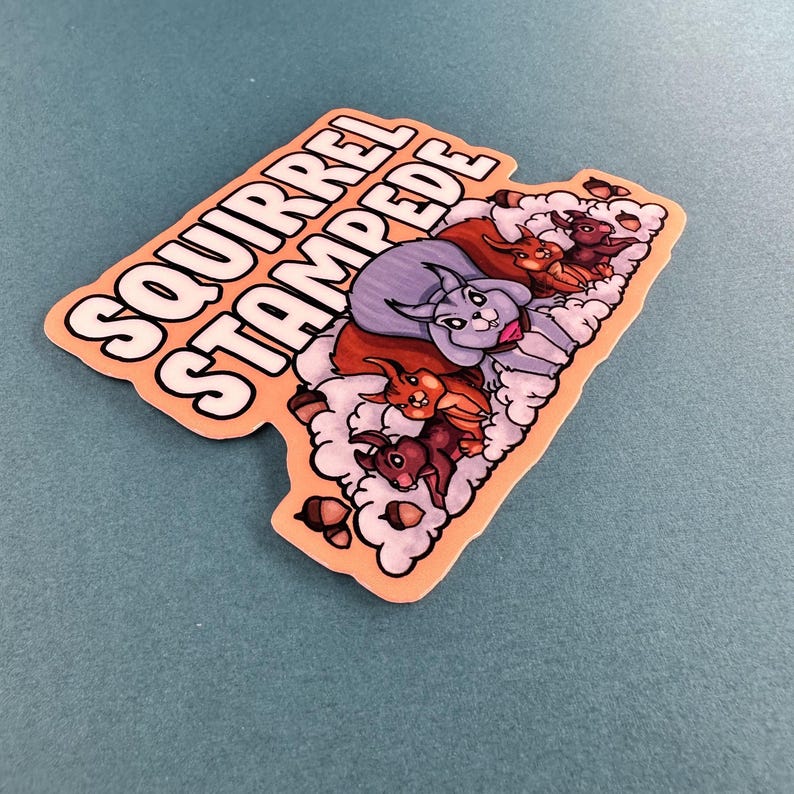 Squirrel Girl Squirrel Stampede Sticker, Marvel Rivals, Cute Squirrel ...