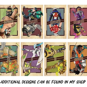 Pharah Overwatch Print, Flip Overwatch 2 Wall Art, Gamer Wall Decor ...