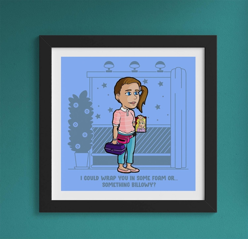 Napoleon Dynamite Print Set, 8x8 Comedy Wall Art, Napoleon Deb Uncle ...