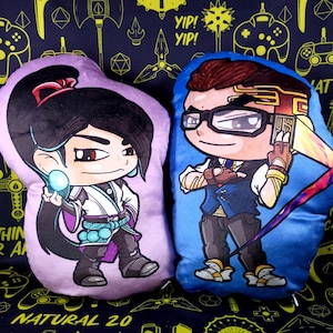 Chamber Valorant Pillow Plush Cute Agent Stuffed Animal Video Game ...