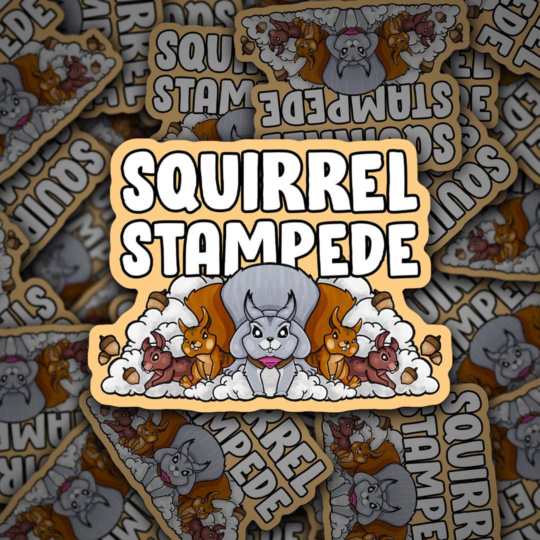Squirrel Girl Squirrel Stampede Sticker, Marvel Rivals, Cute Squirrel ...
