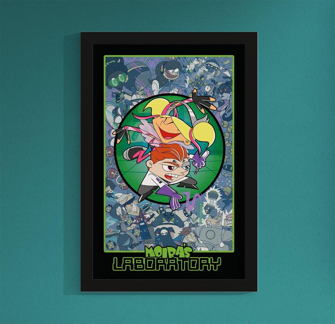Moira’s Laboratory Overwatch Poster, Dexter’s Laboratory Style ...