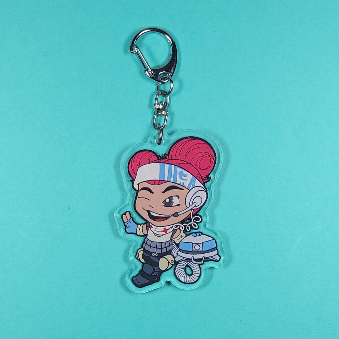 Lifeline Apex Acrylic Charm Keychain, Apex Legends, Gaming Gift, Fan ...