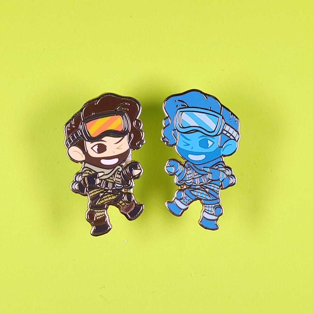 Mirage Apex Enamel Pin Apex Legends Cute Chibi Pinback Ita Bag Video ...
