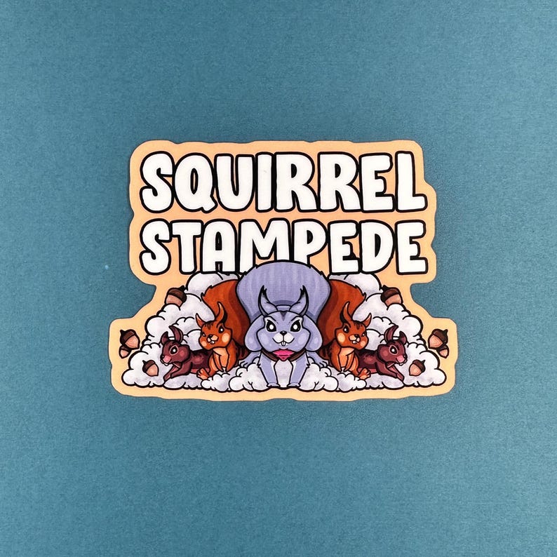 Squirrel Girl Squirrel Stampede Sticker, Marvel Rivals, Cute Squirrel ...