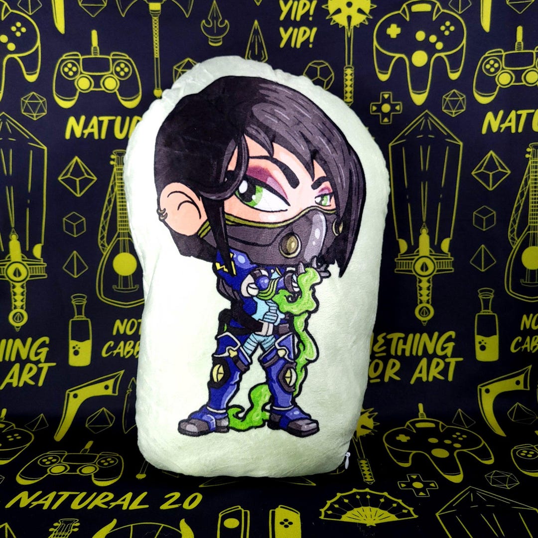 Viper Valorant Pillow Plush Cute Agent Stuffed Animal Video Game Gaming ...