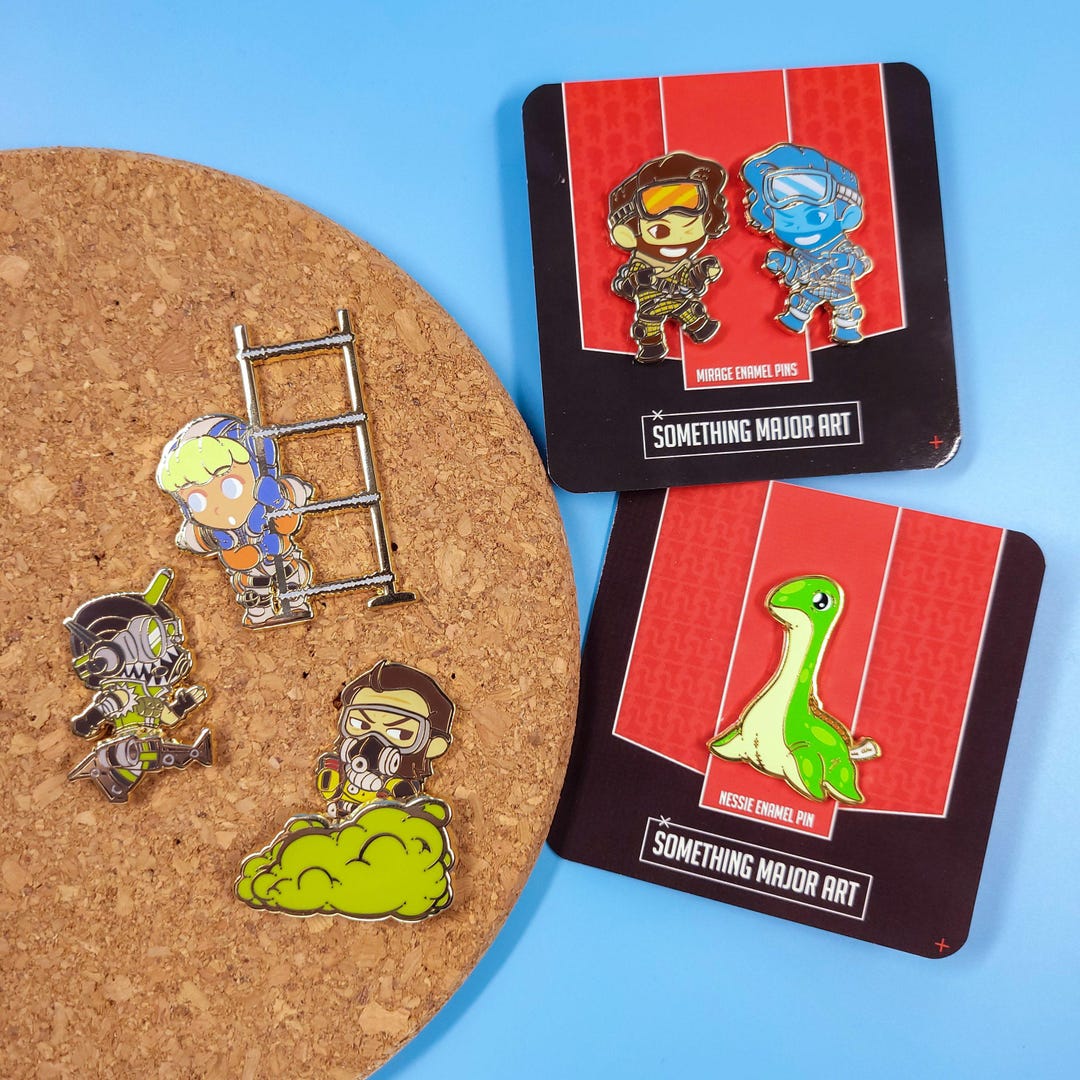 Apex Legends Enamel Pin Master Listing Chibi Hard Enamel Pins for Ita ...