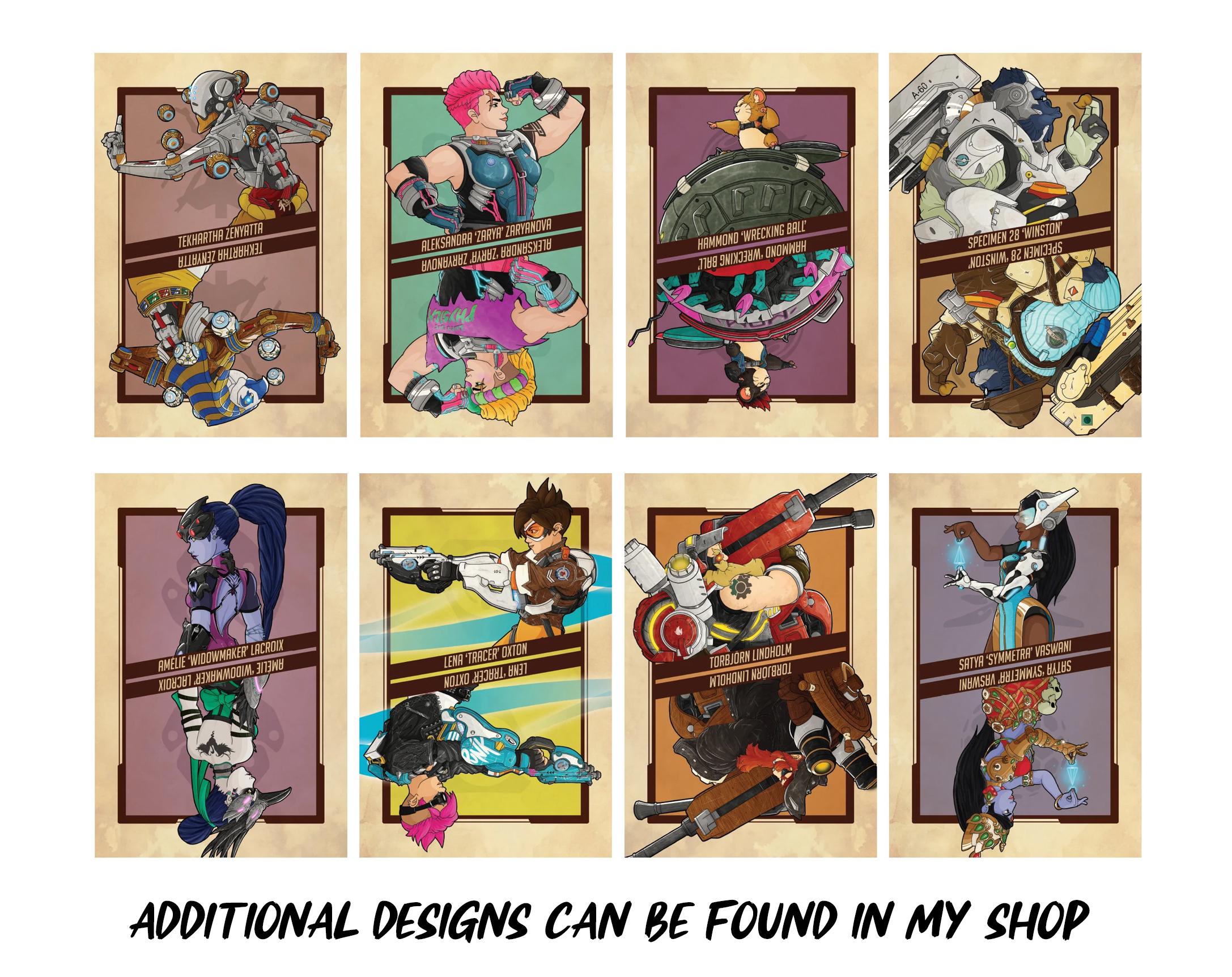 Pharah Overwatch Print, Flip Overwatch 2 Wall Art, Gamer Wall Decor ...