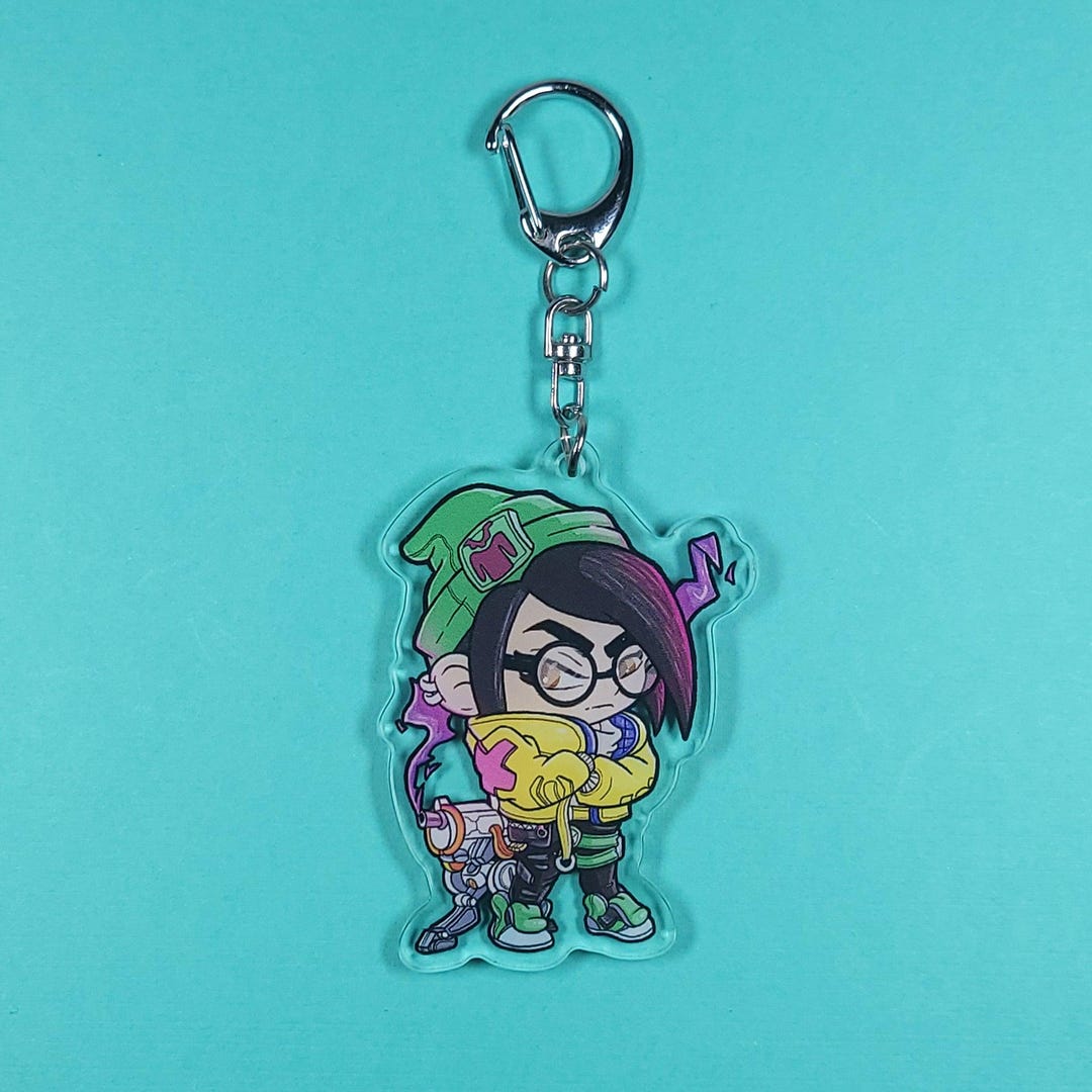 Killjoy Valorant Acrylic Charm Keychain, Valorant Agent, Gaming Gift ...