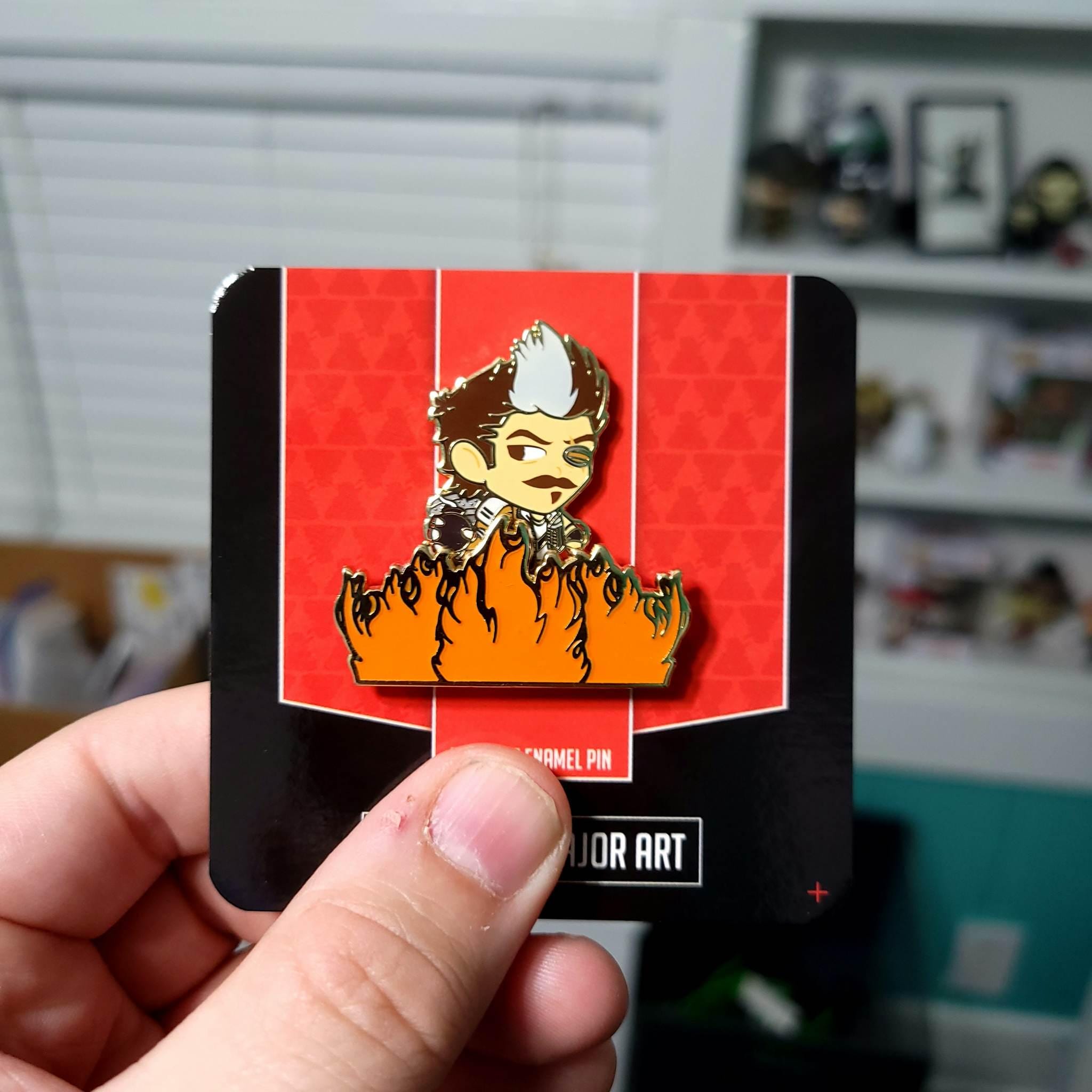 Fuse Apex Enamel Pin Apex Legends Cute Chibi Pinback Ita Bag Video Game ...