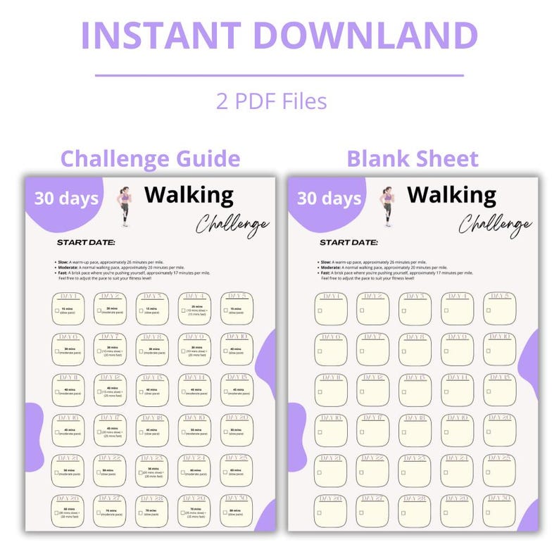 Run Tracker Printable, Exercises Cardio, 30 Days Fitness Challenge, 30 ...