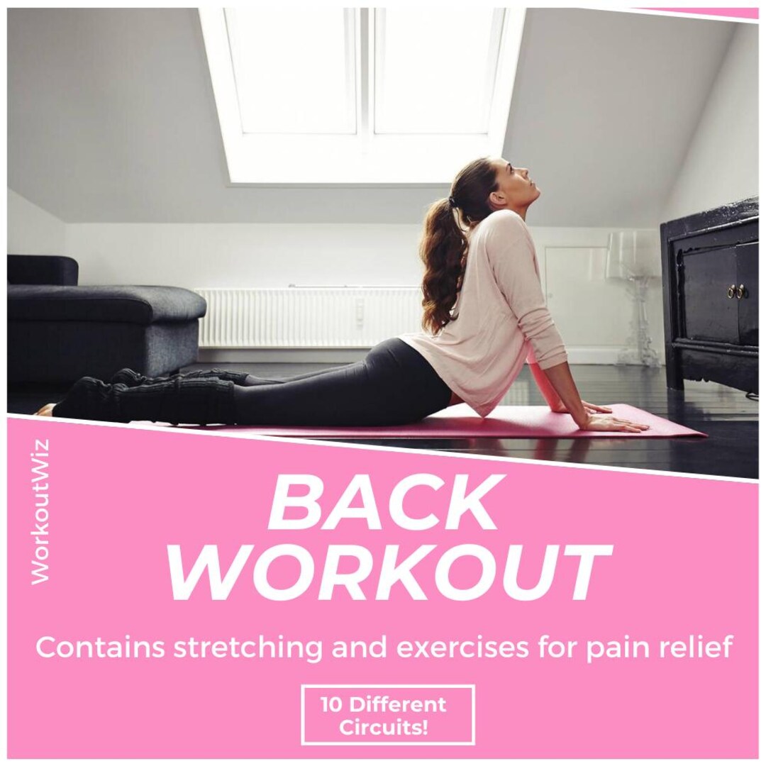 Back Pain Release, Pain Relief, Beginner Workout Plan, Slow Release ...