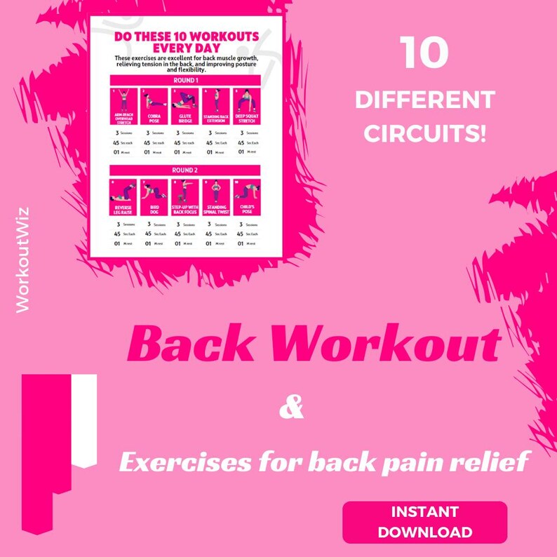 Neck Pain, Lower Back Pain, Posture Perfect, Beginner Workout Plan ...