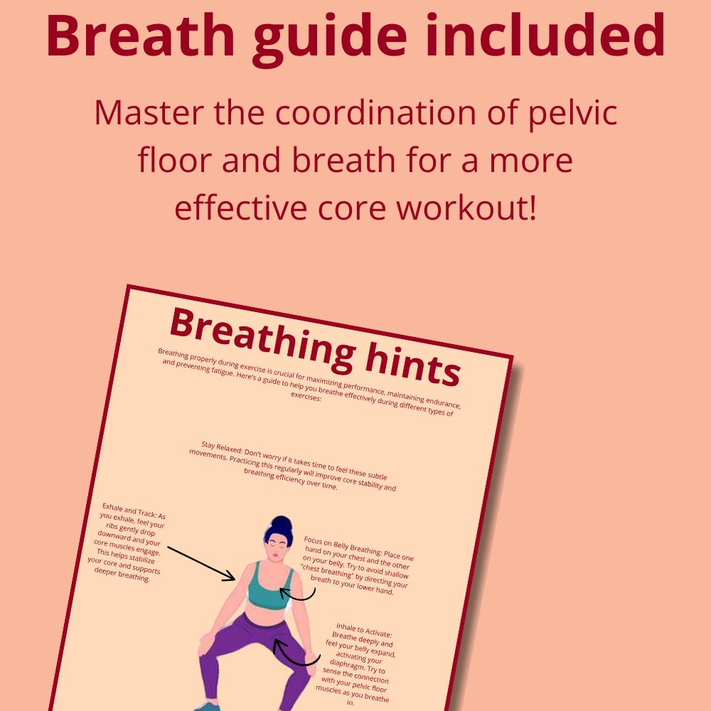 30 Day Challenge Core Workout, Deep Core Exercises, Abdominals, Pelvic ...