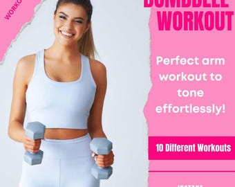 Dumbbell Workout, Biceps Triceps, Home Workout Plan, Sleek Arm, Dumbbell Challenge, Core ...