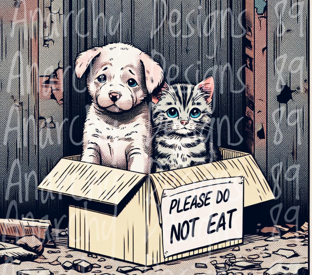 Don’t Eat the Pets!, Digital Instant Download, Digital Art, Sticker Art ...