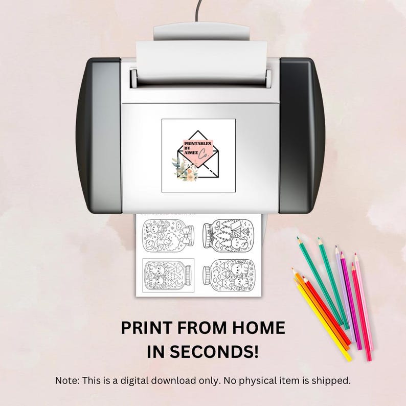 Printable Foldable Mini Coloring Book – Valentines | 8.5x11 PDF | Party ...