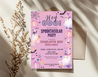 EDITABLE Halloween 6th Birthday Party Invitation Costume Party Invite ...