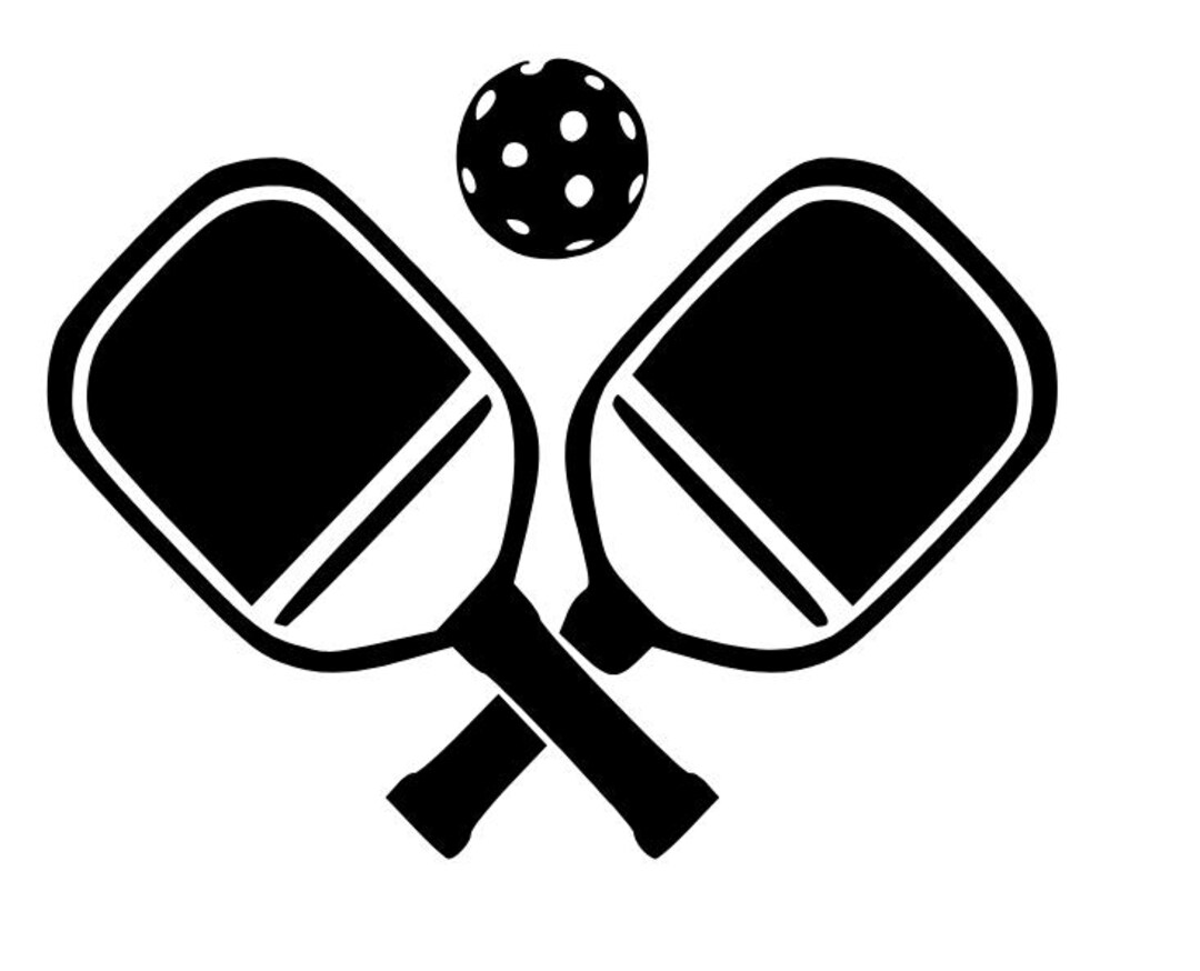 DIGITAL DOWNLOAD - SVG - Instant Download - Pickleball Crossing Paddles ...