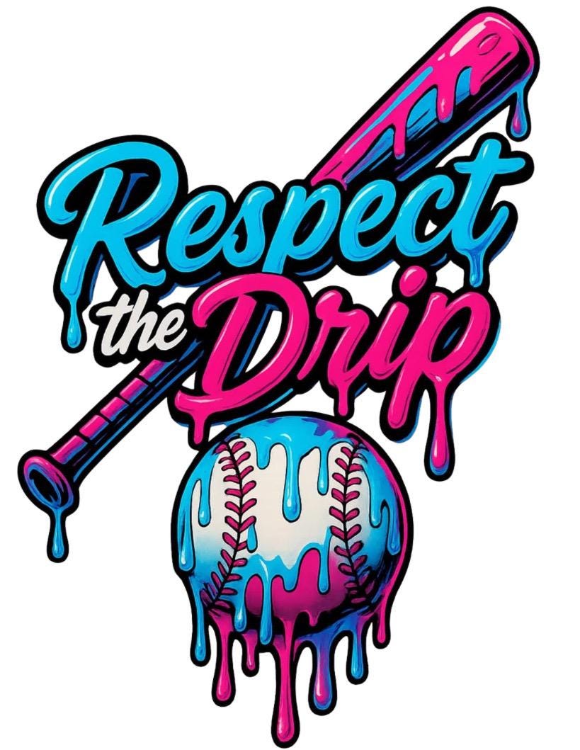 DIGITAL DOWNLOAD - PNG Only - Instant - Respect the Drip, Baseball ...