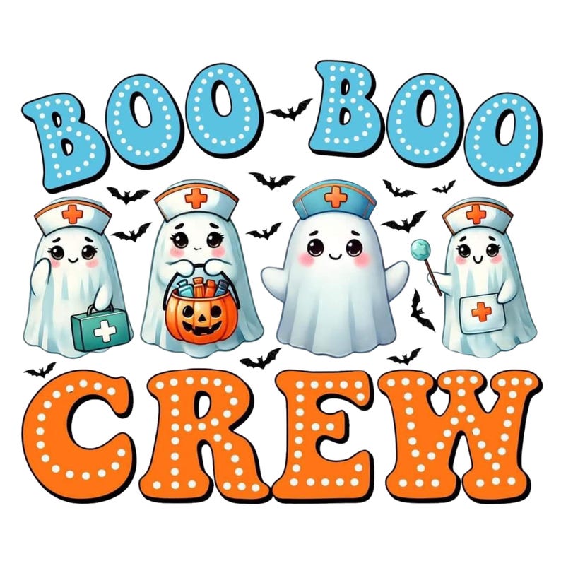 DIGITAL DOWNLOAD - Instant Download - Png Only - Boo Boo Crew, Ghosts ...