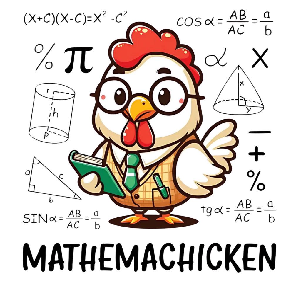 DIGITAL DOWNLOAD - Instant Download - Png - Mathematician, Chicken ...