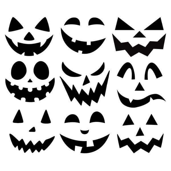 Printable Scary Faces - Etsy