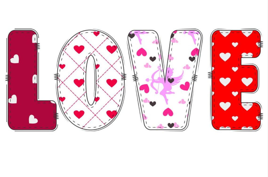DIGITAL DOWNLOAD - Instant Download - Png - Valentine Love Letters ...