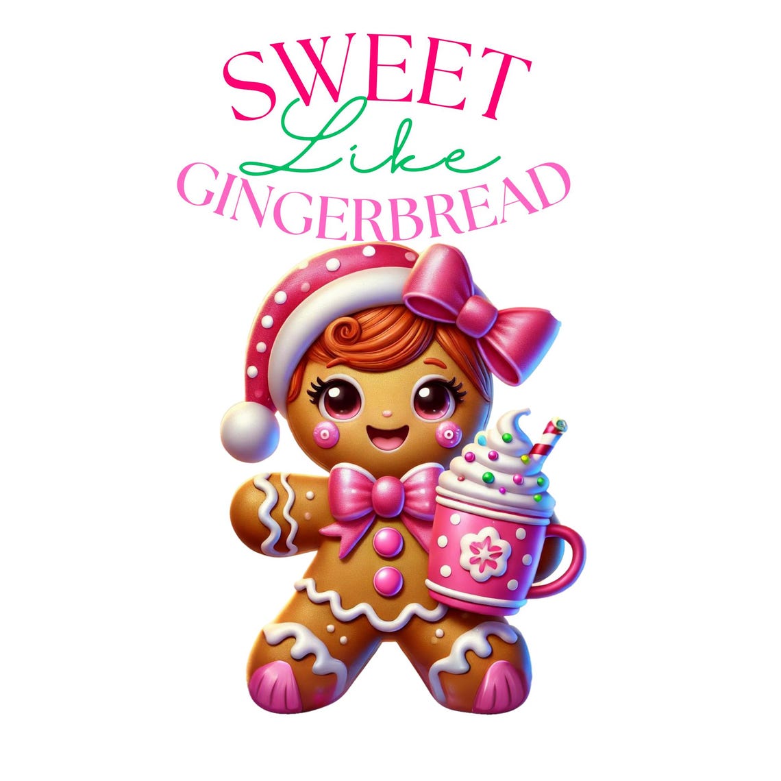 Festive Gingerbread Clipart Kit - Instant Holiday Cheer for Your ...