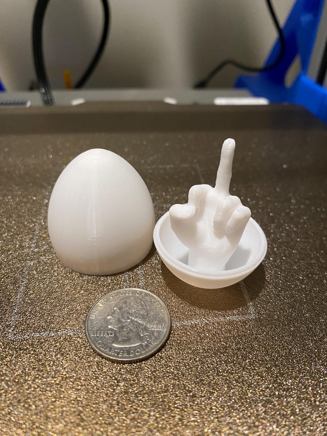 3D Printed Funny Gift Middle Finger Egg (3 Pack) - Etsy
