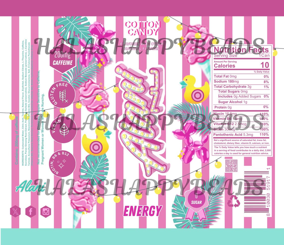NEW ALANI Cotton Candy Alani Png Tumbler Wrap Design * the Download ...