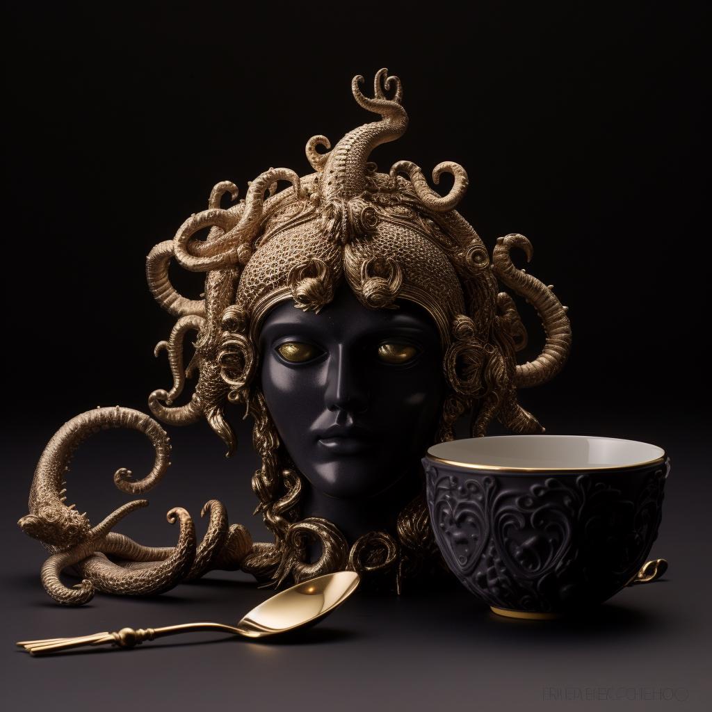 Custom Luxurious Medusa Design, Emblem, Logo, Art, Wallpaper, Digital ...